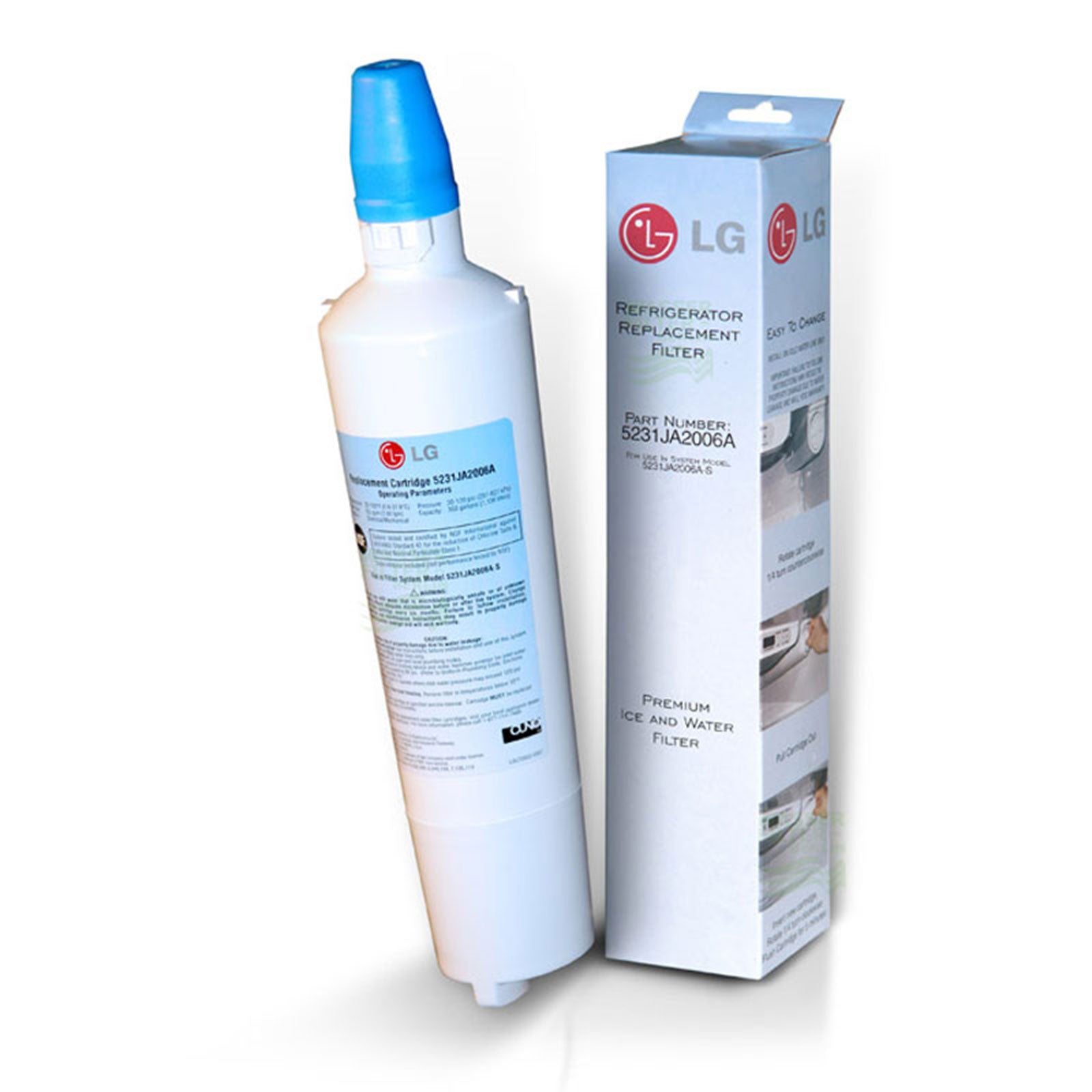 LG Filter LT600P, 5231JA2006B, 5231JA2006A Refrigerator Filter ...